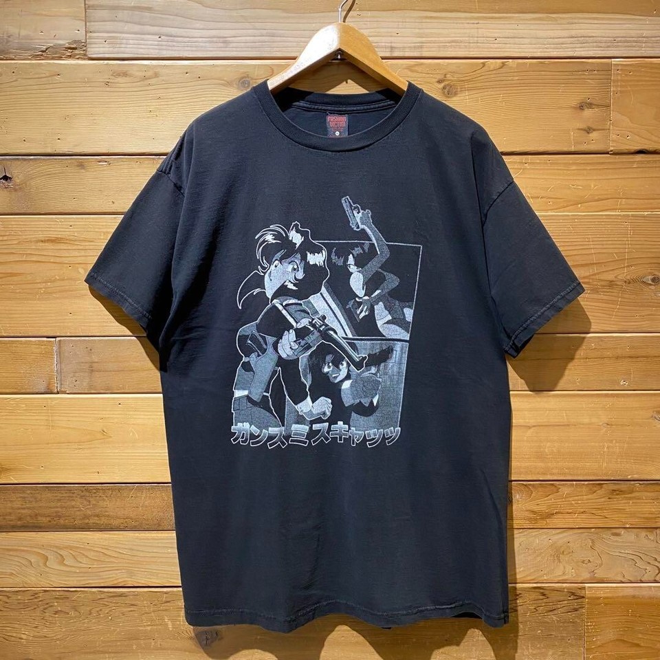 Gunsmith Cats Vintage T shirt rare Black Manga Anime Size XL X-LARGE ...
