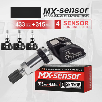 4PCS programmable TPMS MX-Sensor 315MHz & 433MHz for Autel Scanners ...