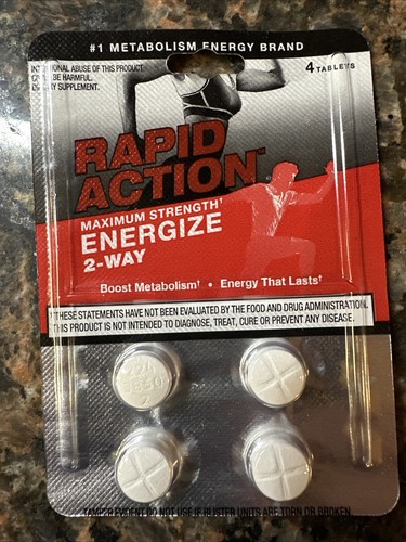 Rapid Action Energize 2-Way Energy Tablets - 96 Tablets for sale online ...