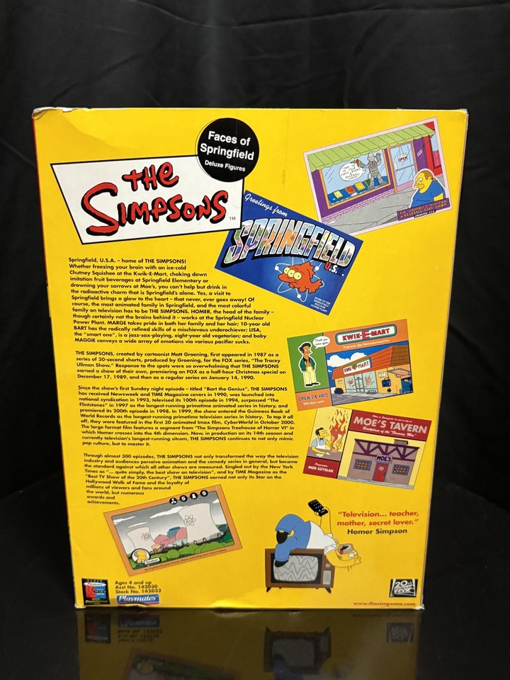 The Simpsons - Mr. Burns - Faces Of Springfield - Playmates Figure ...