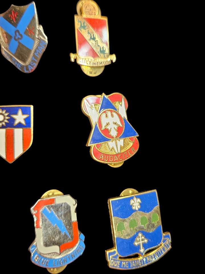 Vintage US Military DUI Badges Pins Lot Unit | eBay