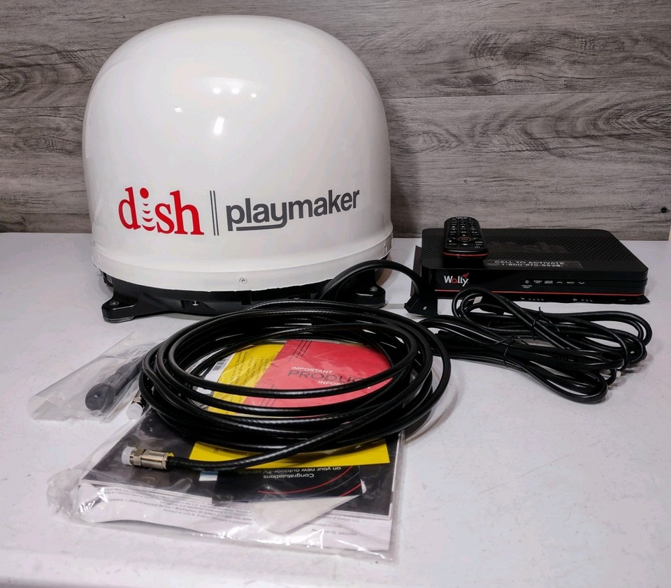 Dish Playmaker Portable Satellite Antenna with Wally Receiver Fast ...