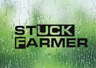 STUCK FARMER Vinyl Car Sticker Decal - Toolbox Farm Agri Tractor Farmer ...