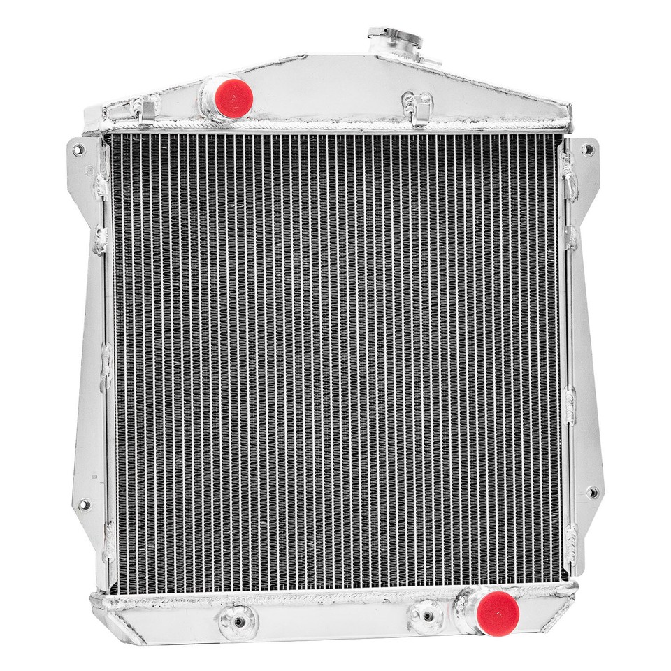 4 Row Radiator Fit 1943-1948 Chevy BN DR Base Fleetline Sedan Chevy V8 ...
