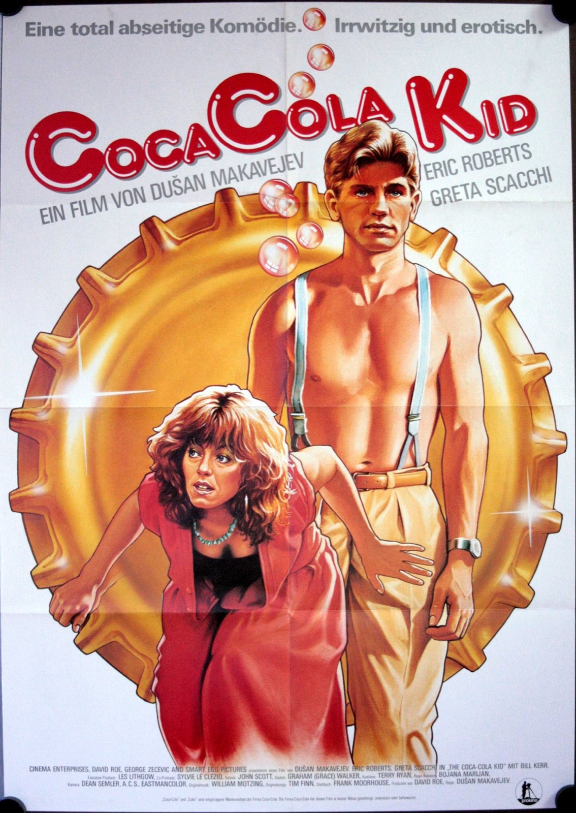 Coca Cola Kid German Movie Poster A1 Coca-Cola Eric Roberts, Scacchi ...