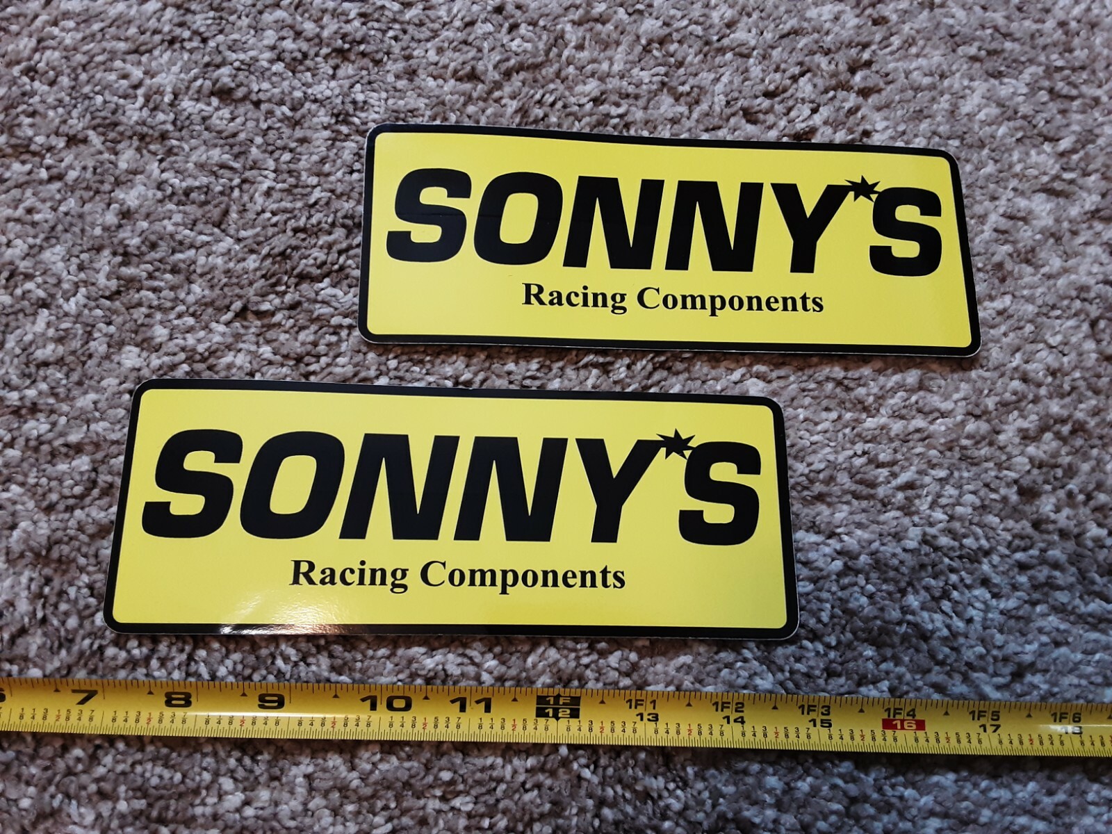 Lot of 2 Sonnys Racing Engines Decals Stickers NHRA PDRA Outlaw Pro Mod ...