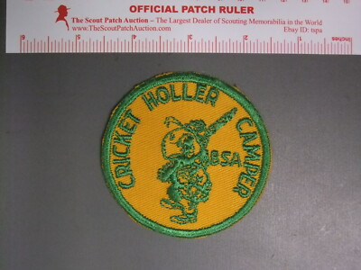 Boy Scout Cricket Holler Camper patch OH 0341LL | eBay