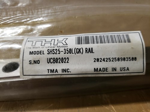 THK SHS25-350L(GK) Rail 19JS-0445-B11 | eBay