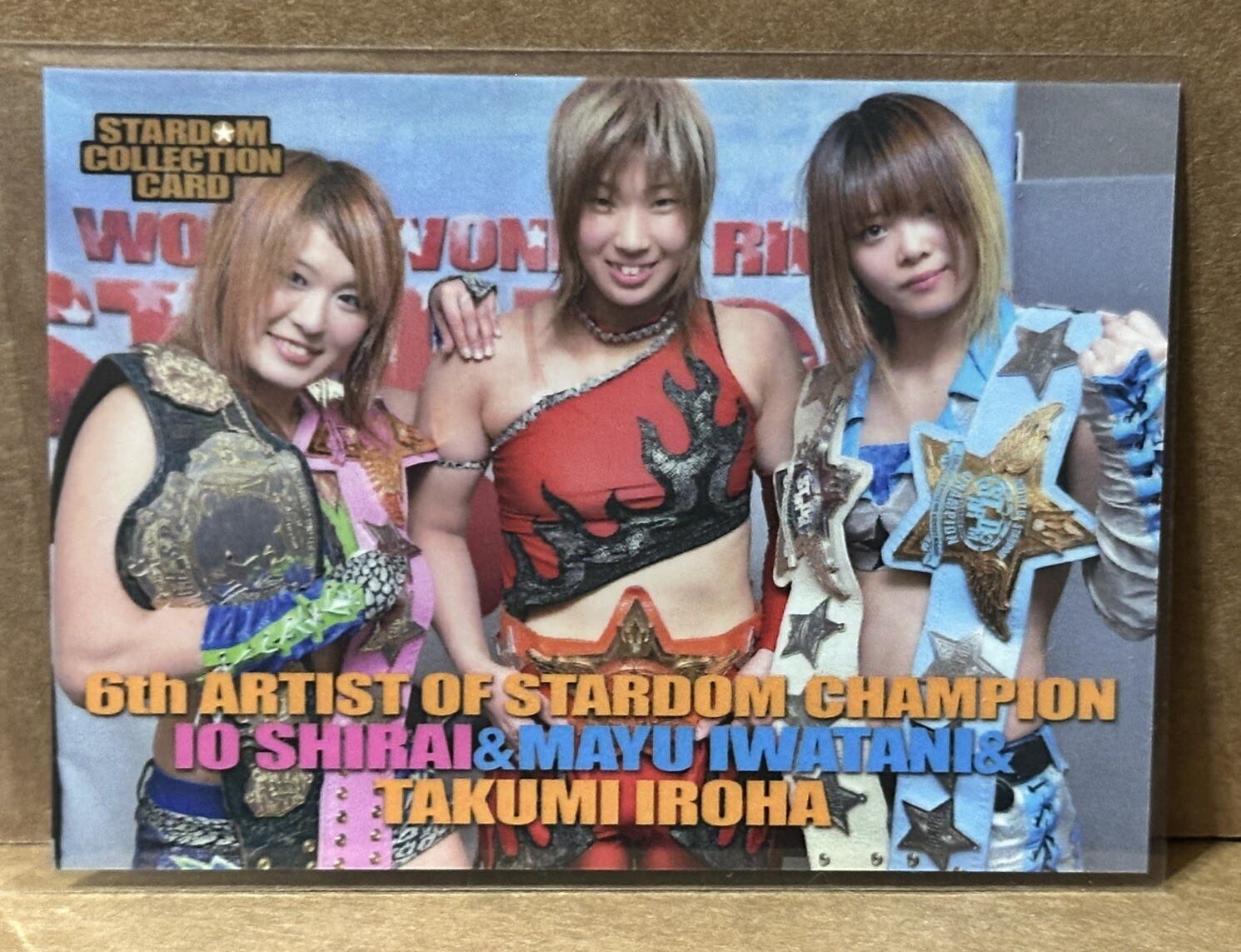 Io Shirai Mayu Iwatani Takumi Iroha 2016 6th Artist of Stardom Champion #110 SP | eBay
