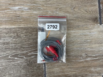 CS44 Hearing Aid Programming Cable Red Right Cable with Flex Connector ...