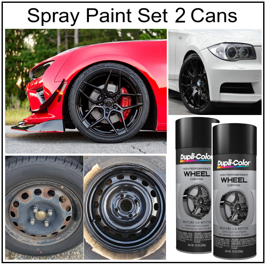 How To Spray Wheels Gloss Black
