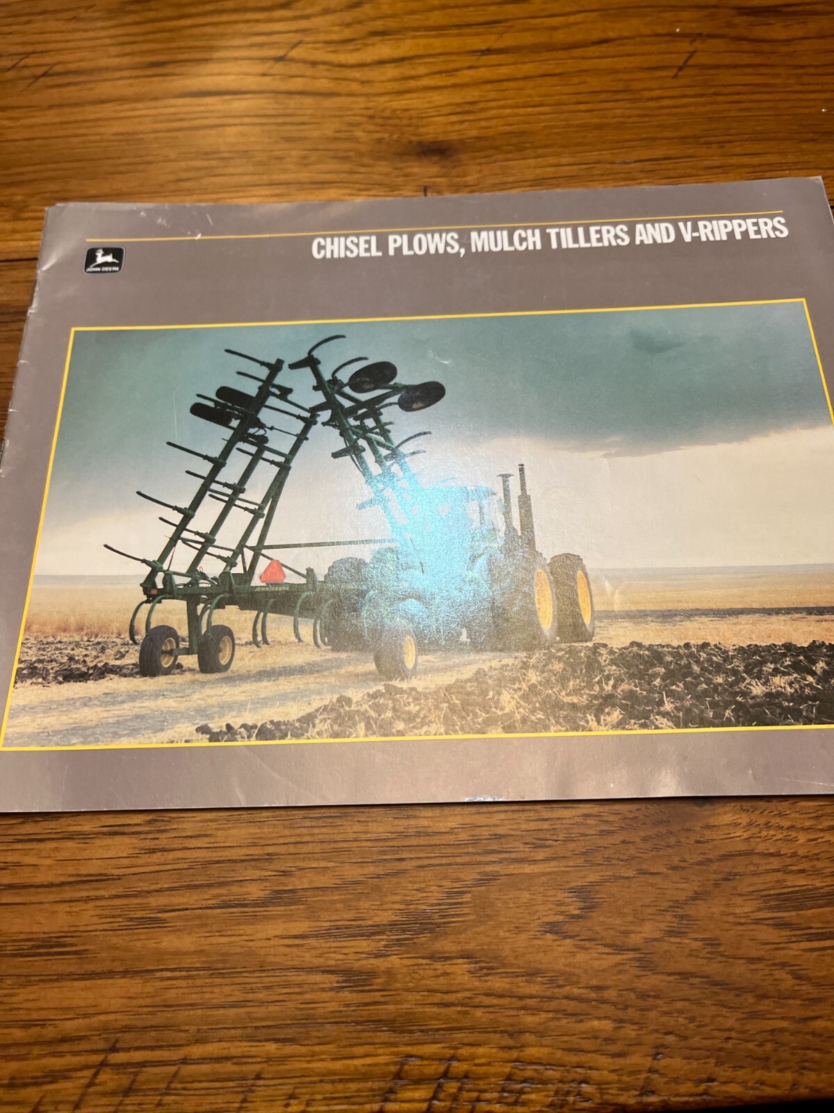 John Deere Chisel Plows Mulch Tillers & V-Rippers For 1987 Brochure ...