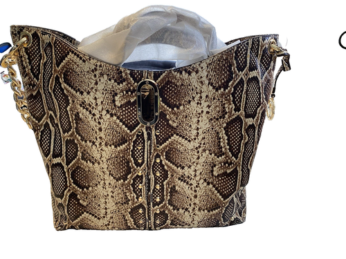 NWT Michael Kors Uptown Astor Legacy Python Embossed Tote Bag | eBay