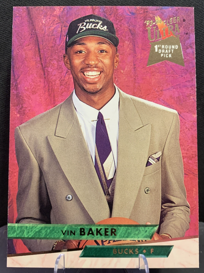 NBA Basketball Vin Baker Rookie Lot (4 Cards) – 1993 Topps & Fleer!! | eBay