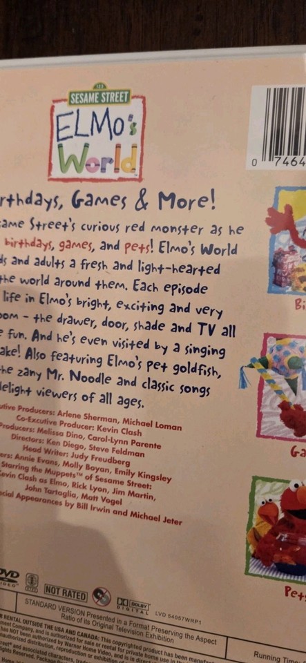 Lot of 6 Sesame Street Elmo's World DVD's Elmo Has Two: Ears! Plus More ...