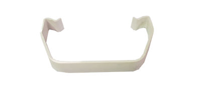 Floplast RRSC1WH 114mm Square Line Gutter - Spare Fitting Clip - White ...
