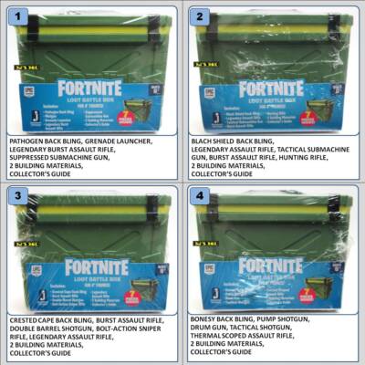 Fortnite Loot Battle Box 4 Lot U-Pick Weapons Accessory Pack For 4 ...