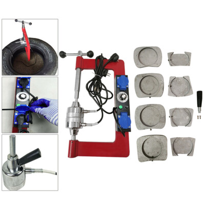 110V Tire Auto Repair Machine Patch Tool Kit Spot Vulcanizing Machine ...