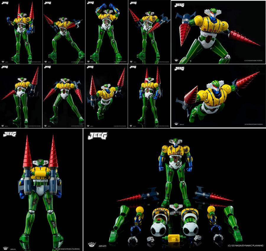 Kotetsu Steel Jeeg Robot D' Steel Battle Damaged Ver. DFS075 KING ARTS ...