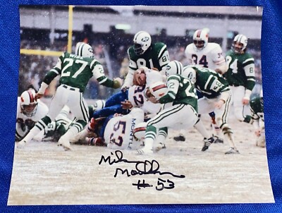Autographed Signed MIKE MONTLER Buffalo Bills 8x10 Photo Electric ...