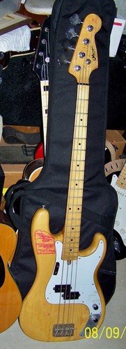 1970's/80's Memphis Precision Electric Bass Guitar / P Bass / No Case ...