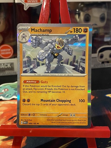 Pokémon - Machamp 068/165 - Holo Rare - Scarlet & Violet: 151 - Pokemon ...