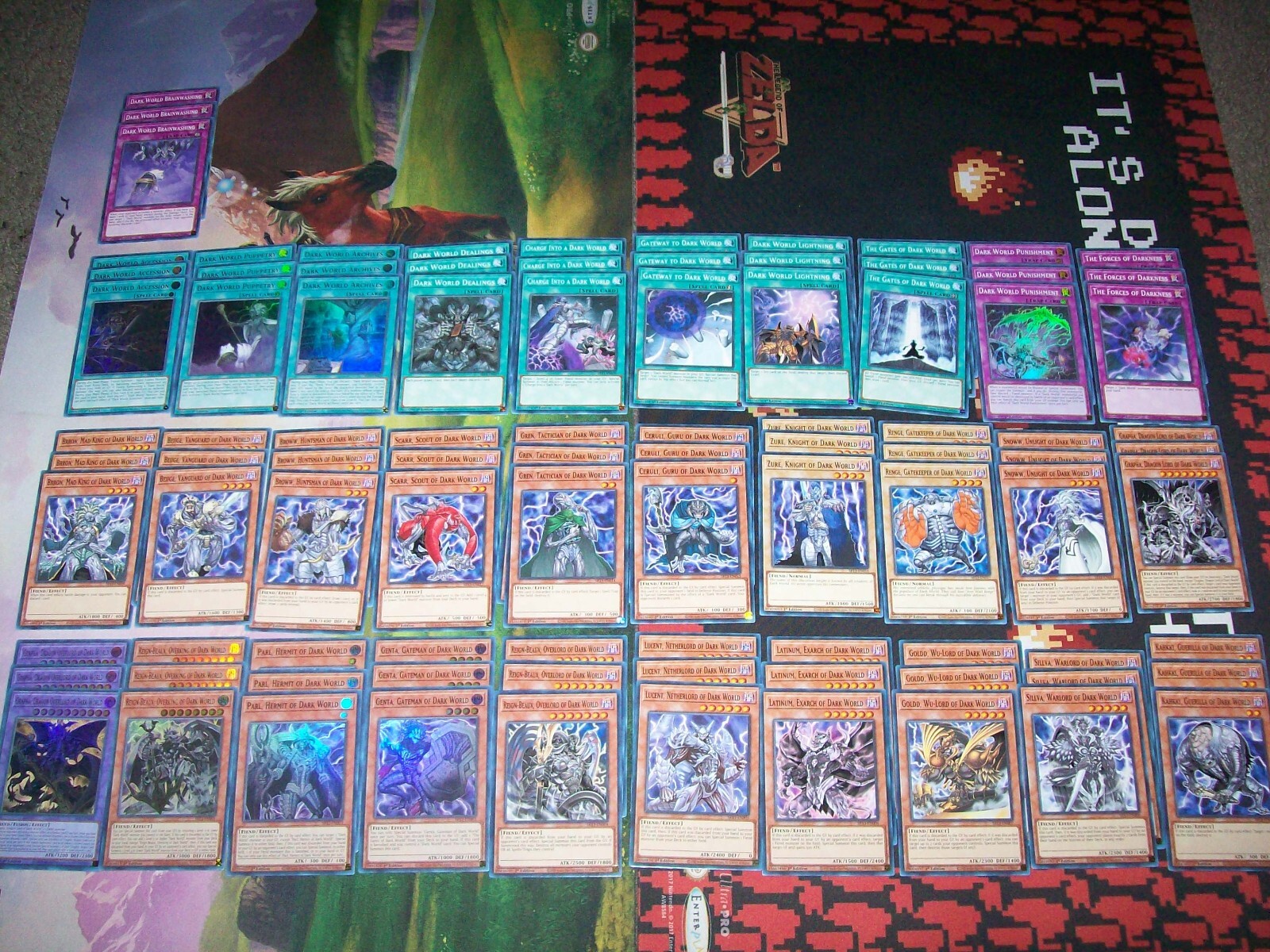 93 Card Darkworld Deck Grapha Reign-Beaux Hermit Gateman SR13 Yu-Gi-Oh ...