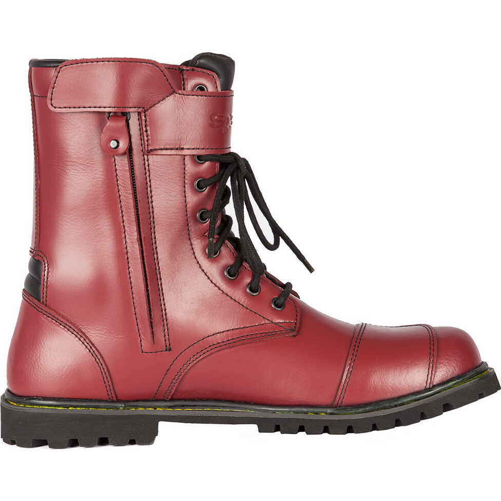 Spada Pilgrim Grande CE Leather Motorcycle Motorbike Touring Boots ...