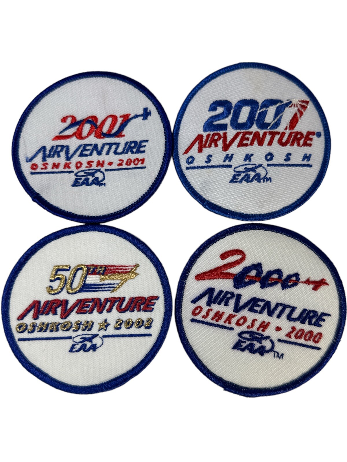 NOS Lot of 16 EAA Airventure Vintage Patch Oshkosh Airplane Pilot Fly ...