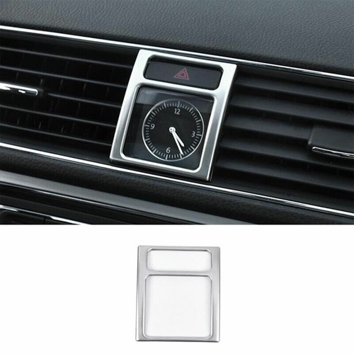 For VW Passat B7 2011 2012-2015 Silver Titanium Central Console Clock ...