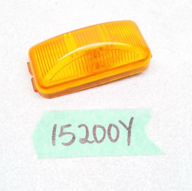 Truck-Lite 15200Y 15 Series Incandescent Yellow Rectangular 1 Bulb for ...