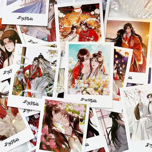 40pcs Anime Tian Guan Ci Fu 天官赐福 TGCF Xie Lian Hua Cheng Cards | eBay