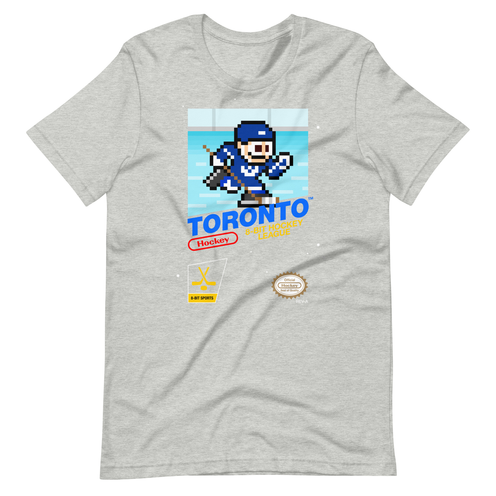 Toronto Maple Leafs NHL Hockey Team Jersey 8-bit Pixel Art Nintendo NES ...