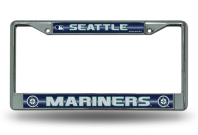 MLB Seattle Mariners Chrome License Plate Frame BRAND NEW Low SHIP MLB ...