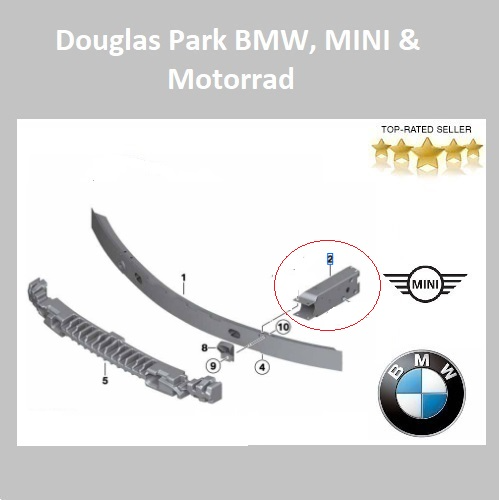 BMW Genuine Deformation Element, Front Top Left. 2 Series F45 F46 X1 ...