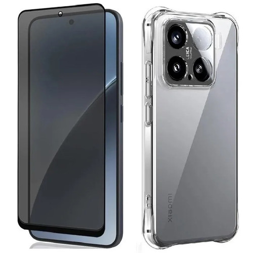 Case For Xiaomi 15 + Anti-Spy Tempered Glass - Transparent Cover | eBay ...