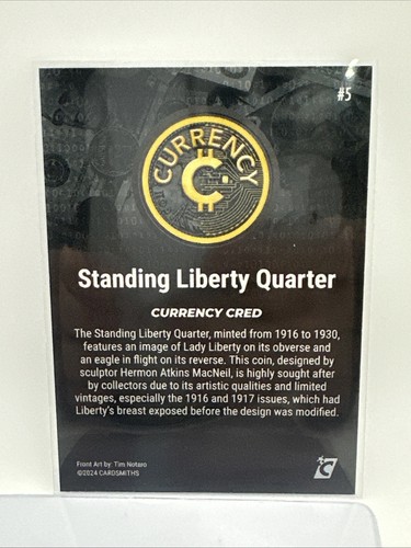2024 Cardsmiths Currency Series 4 Standing Liberty Quarter Matrix ...