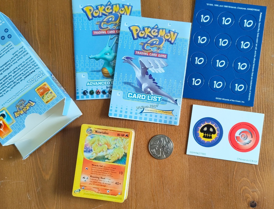 Pokemon Aquapolis Abyss Theme Deck Ninetales Open Box Complete CIB WOTC | eBay