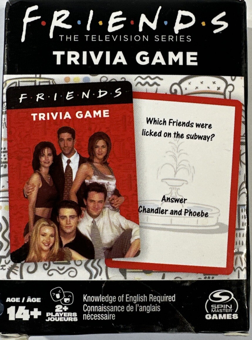 **Friends ** Trivia Game Television Series 53 Card Deck Sealed | eBay