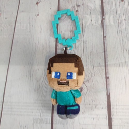 MINECRAFT Steve Plush Hangers Keychain No Tag | eBay