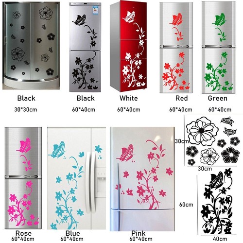 Creative Refrigerator Sticker Wall Stickers Art Mural Decor Wallpaper ...