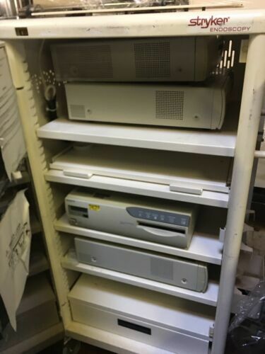 Stryker 240-099-011 Endoscopy Medical Video Cart Rolling Cabinet | eBay