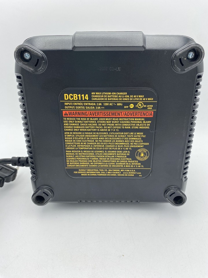 DEWALT DCB114 40V Max Lithium-Ion Battery Charger OEM | eBay