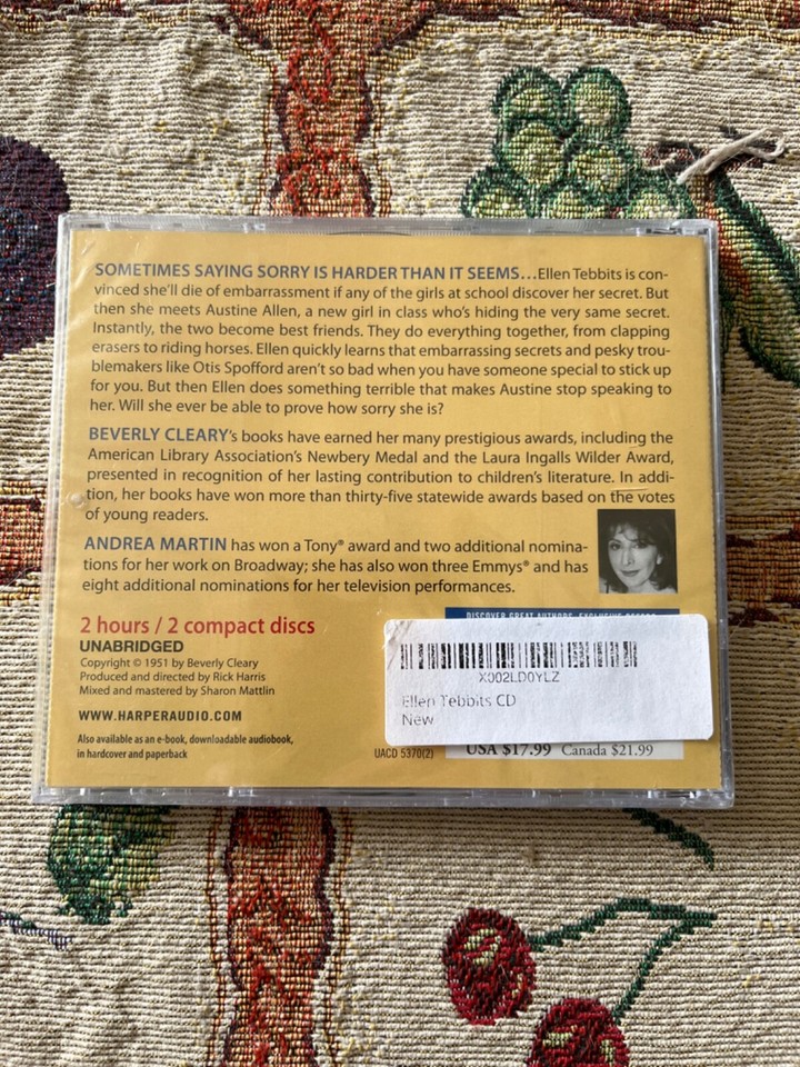 New CD Audio Book Beverly Cleary Ellen Tebbits Unabridged | eBay