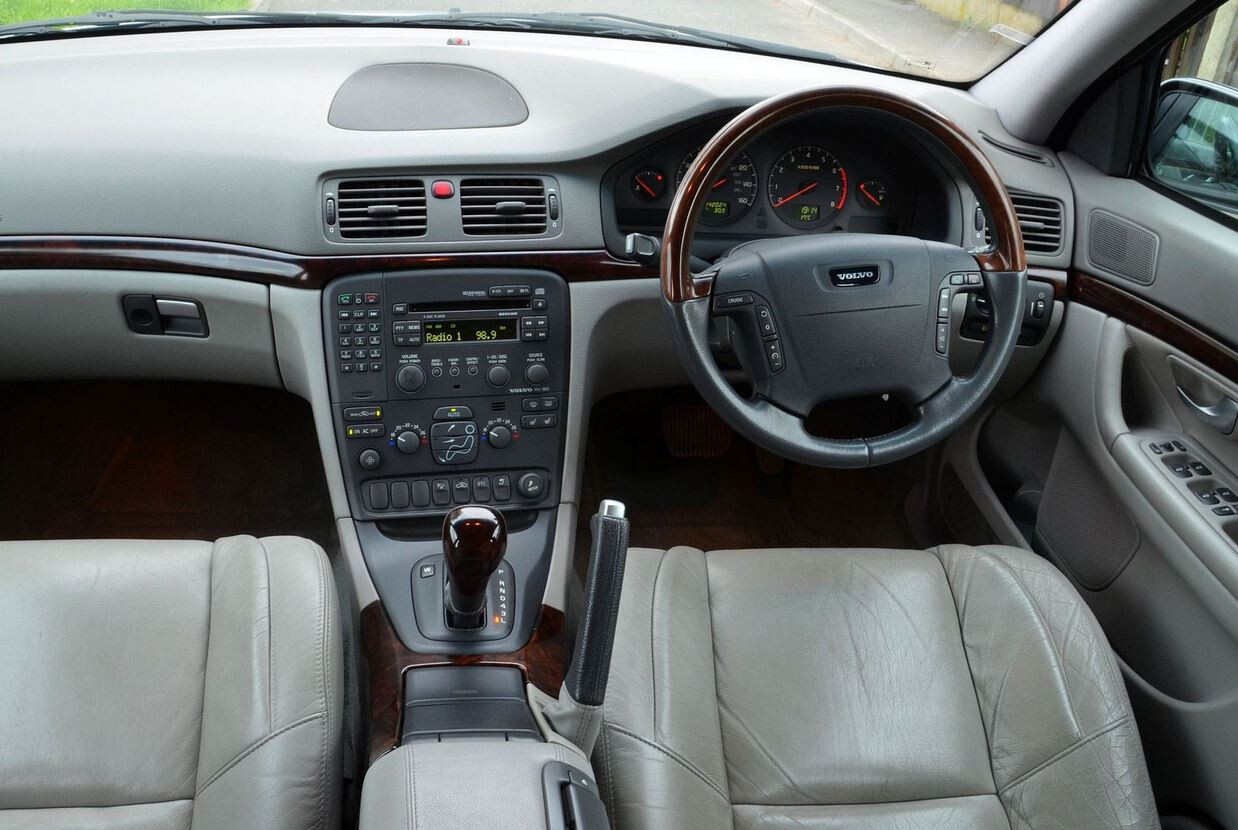 VOLVO S80 MK1 4-door Saloon 1998-2006 4-pc Wind Deflectors HEKO Tinted ...