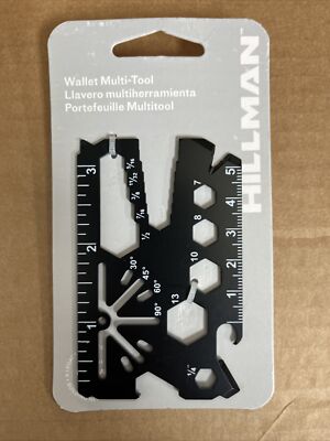 Hillman Stainless Steel Wallet Multi-Tool | eBay