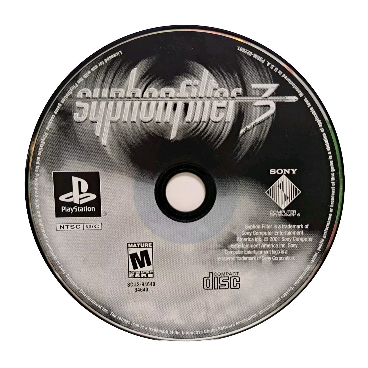 Syphon Filter 3 Playstation PS1 Tested Video Game Disc Only | eBay