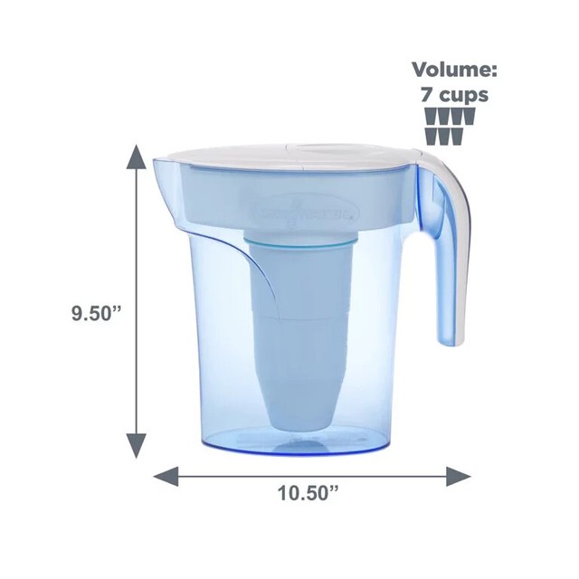 ZeroWater 5 Stage Advanced Filtration 7 Cup Water Pitcher for sale ...