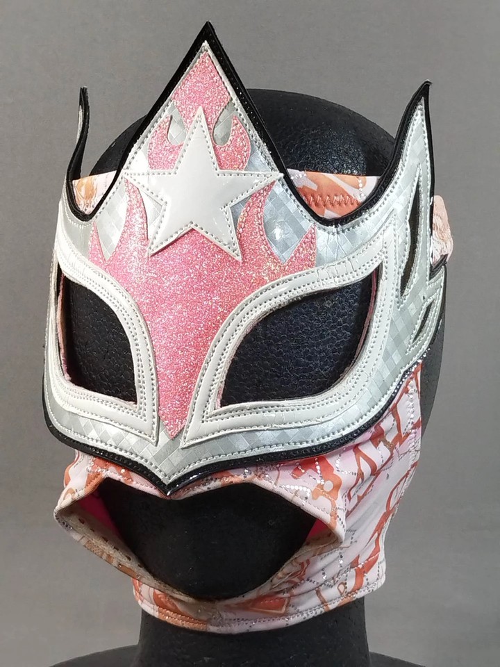 Wrestling match Mask Starfire Alanaña de Plata #103004 | eBay