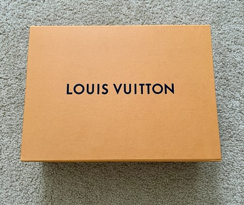Authentic LOUIS VUITTON LV Gift Box Magnetic Empty Large Box 14-10-5 ...